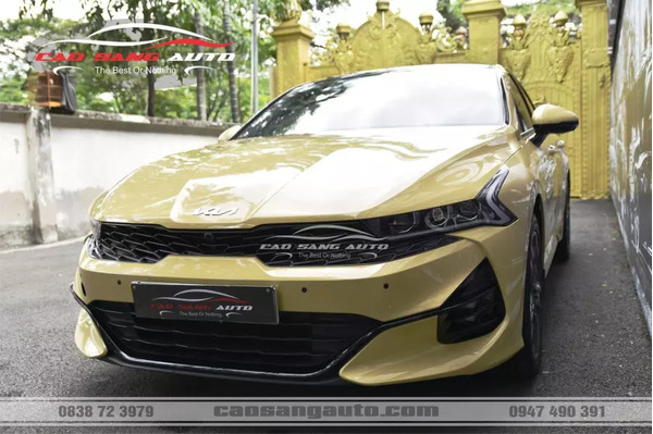 【WRAP】Dán đổi màu xe KIA K5 decal màu cà phê sữa tuyệt đẹp